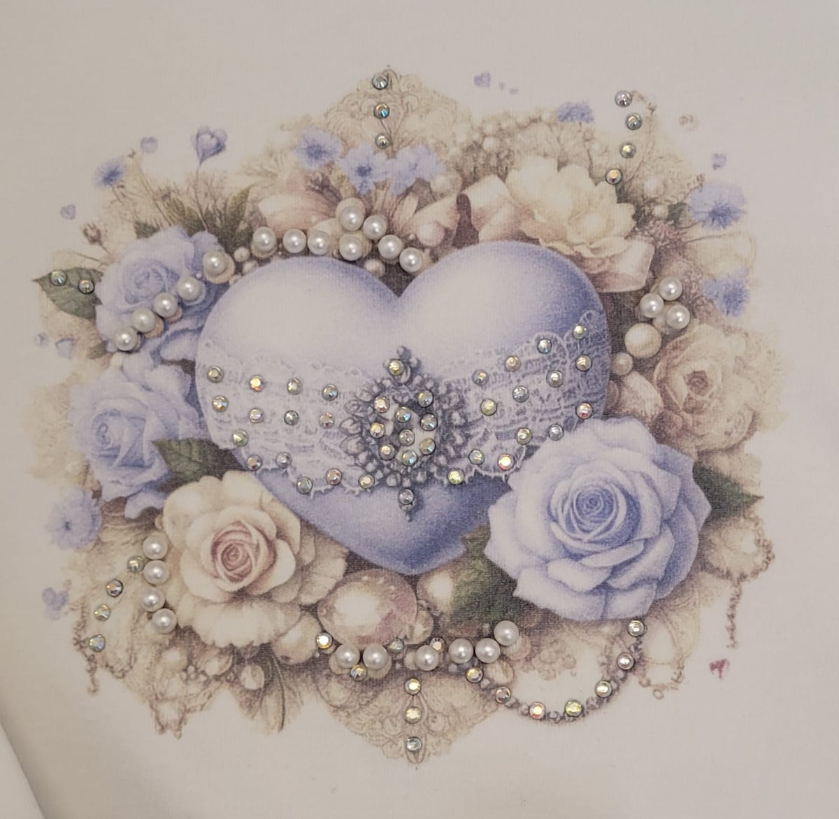 Blue heart top & skirt set – Petite boutique children’s wear