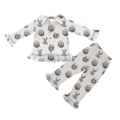 Easter print boys pyjamas 🐰💛 PRE ORDER – Petite boutique children’s wear